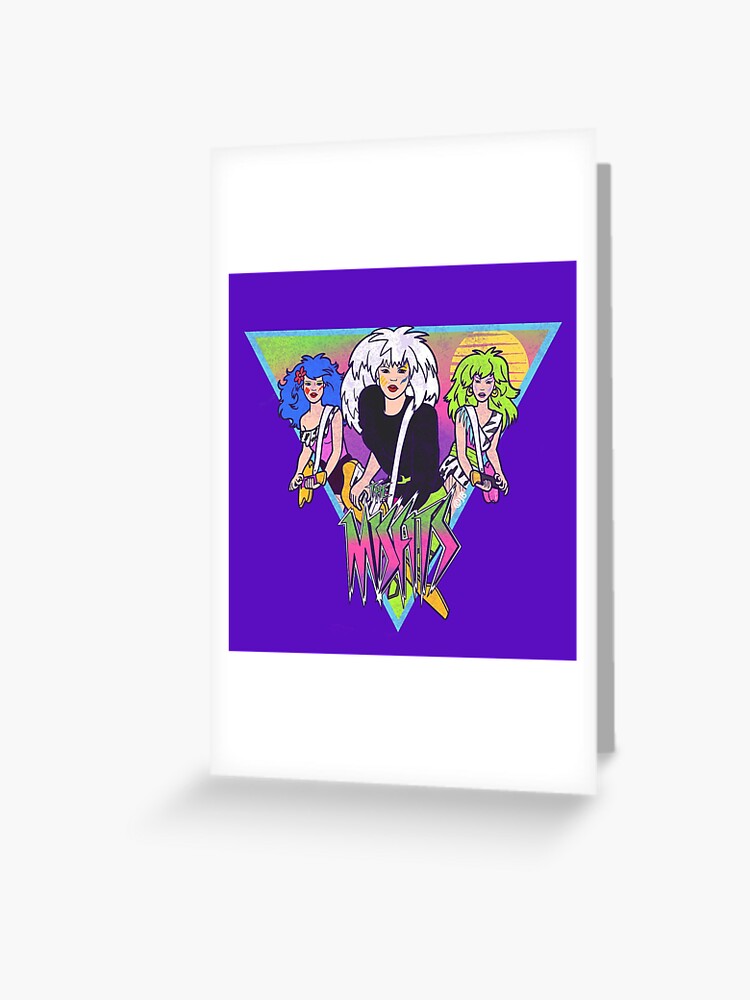 "80s Jem - Roxy - Stormer - Pizzazz" Greeting Card for Sale by ...