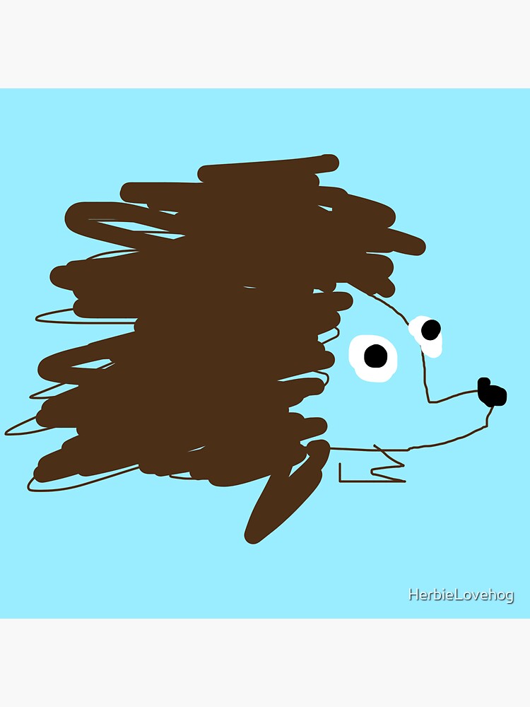 "Spiky" Sticker for Sale by HerbieLovehog | Redbubble