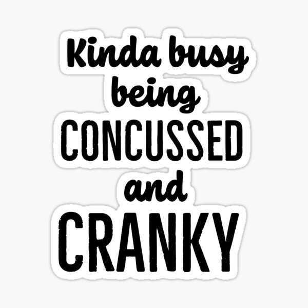 " concussion, funny self deprecating, traumatic brain injury awareness ...