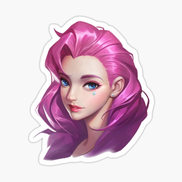 "Seraphine" Sticker for Sale by Abu3mad 98 | Redbubble