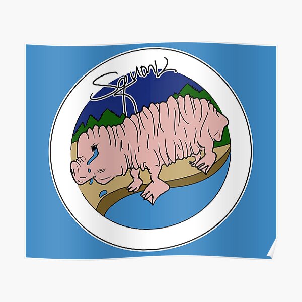 "Squonk Cryptid Fanart" Poster for Sale by smthngcringey | Redbubble