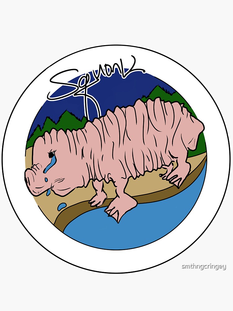 "Squonk Cryptid Fanart" Sticker for Sale by smthngcringey | Redbubble
