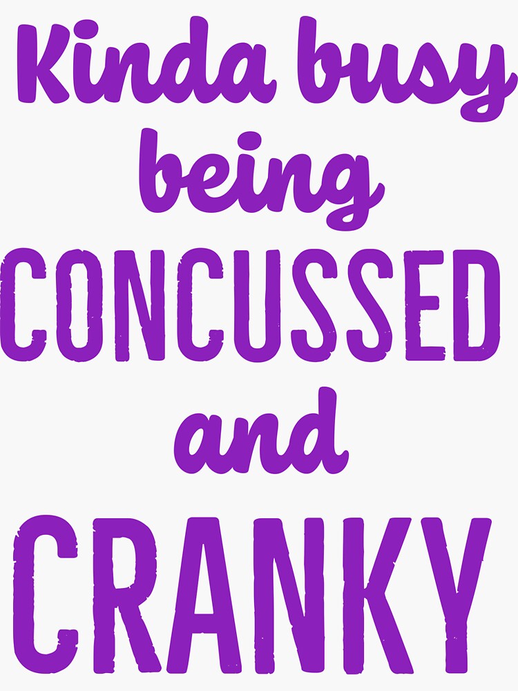 " concussion, funny self deprecating, traumatic brain injury awareness ...