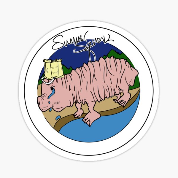 "Summer Squonk Cryptid Fanart" Sticker for Sale by smthngcringey ...