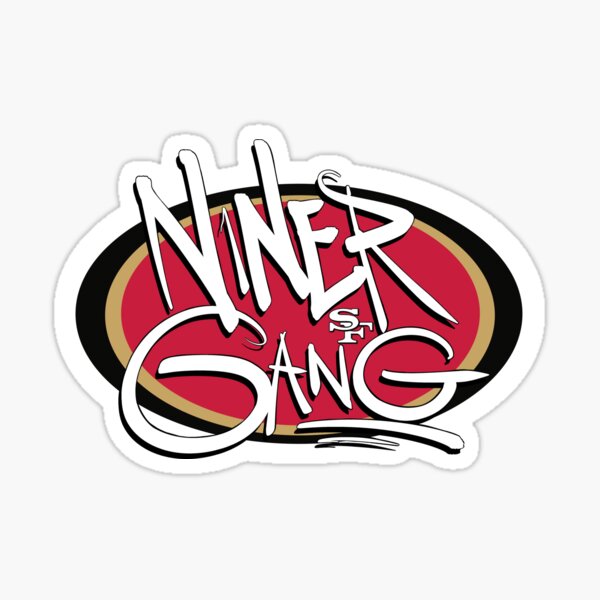 "Niner Gang" Sticker for Sale by Salohman | Redbubble