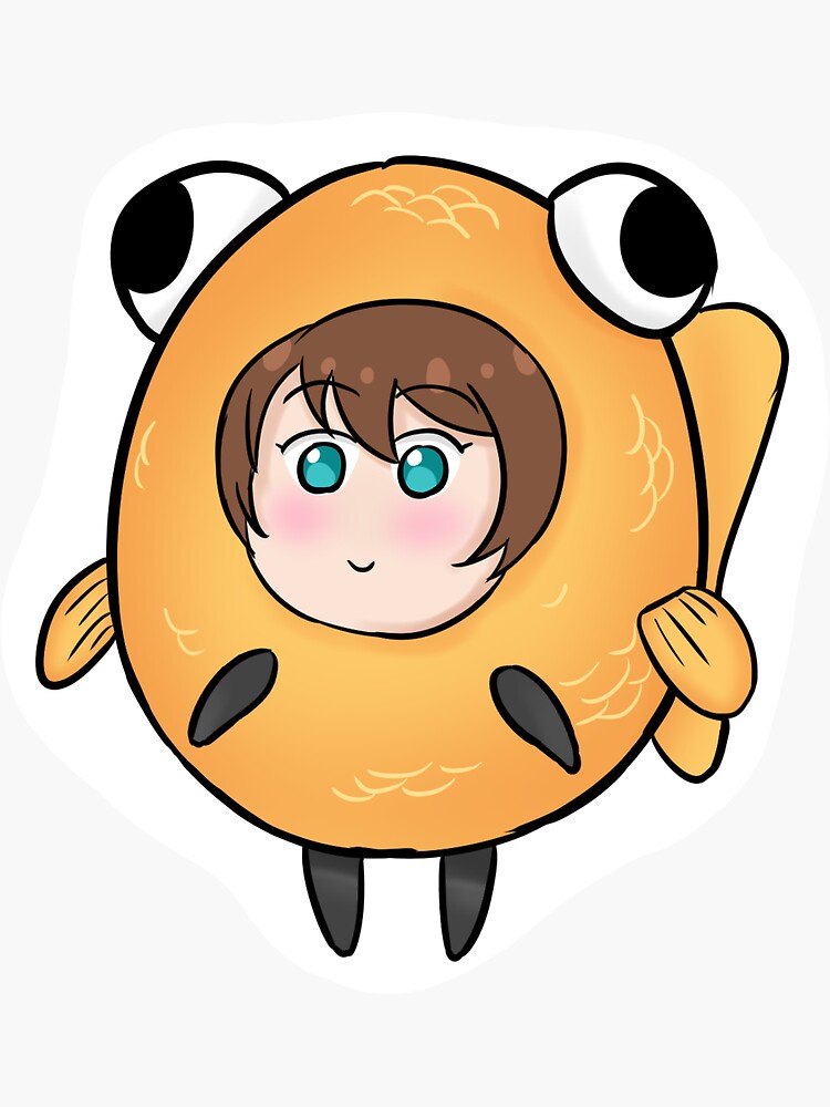 "April Fools' Fish" Sticker for Sale by JulieJewels12 | Redbubble