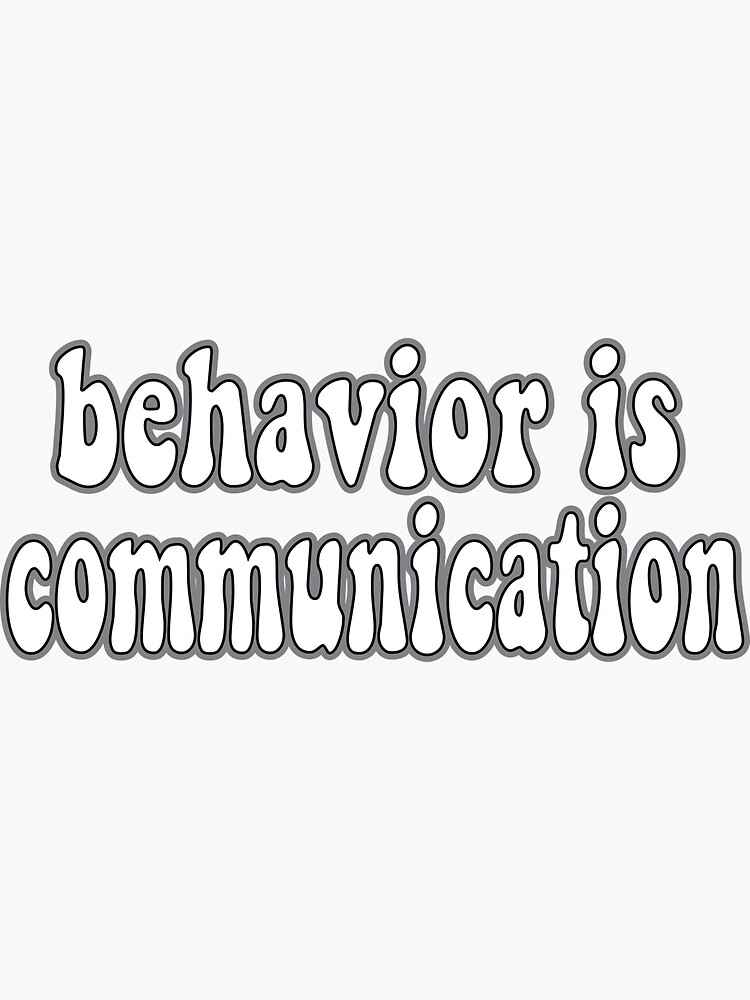 "Behavior Is Communication, SPED Teacher Gift, BCBA Gift,Communication ...
