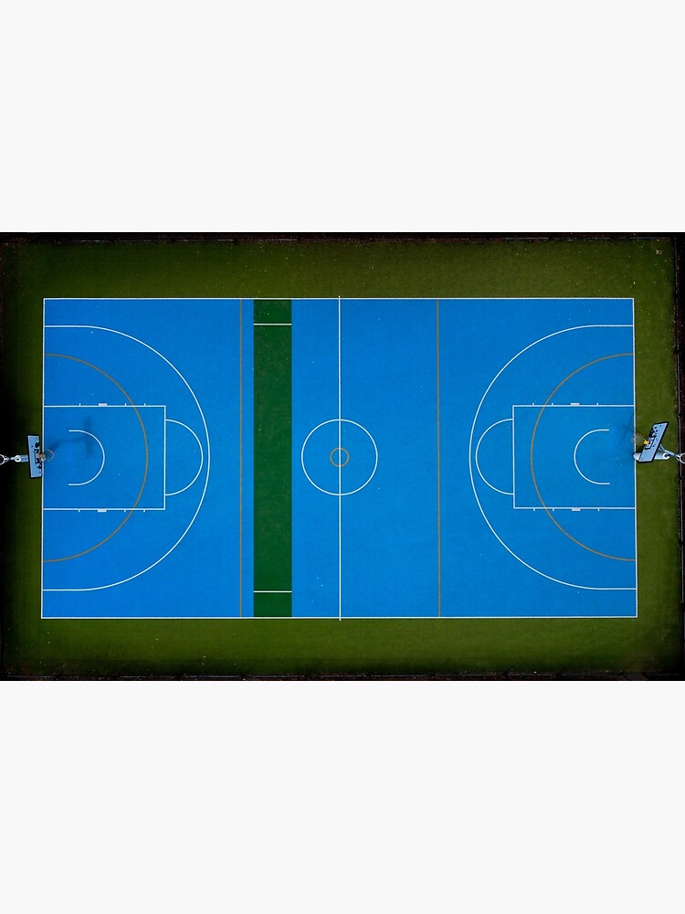"Blue Basketball Court" Poster for Sale by TetragonPhoto | Redbubble