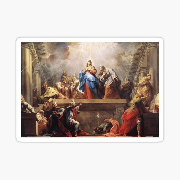 "Pentecost" Sticker for Sale by HeIsKing | Redbubble