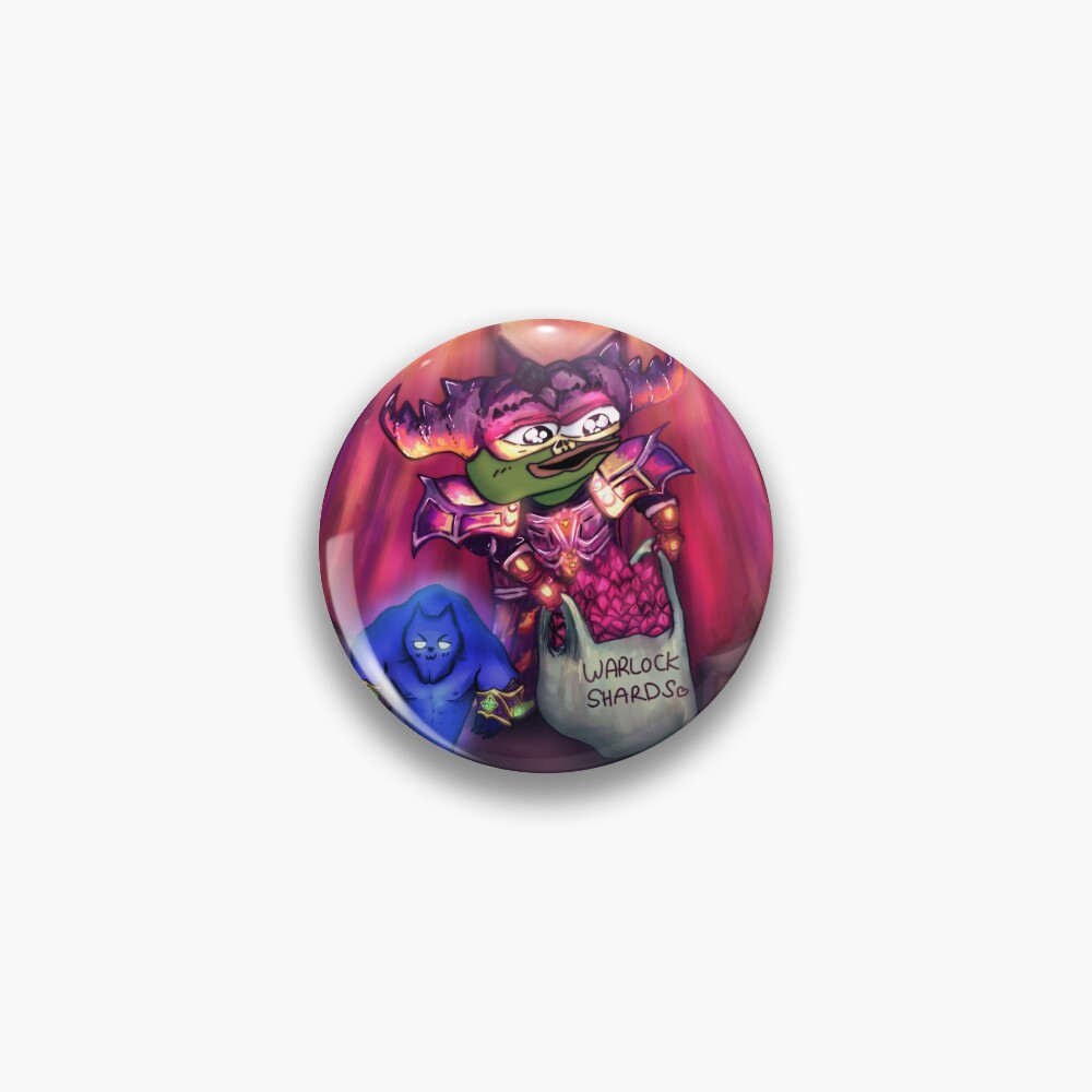 "Pepe the Frog Warlock from Warcraft, with their Soul Shards and Void ...