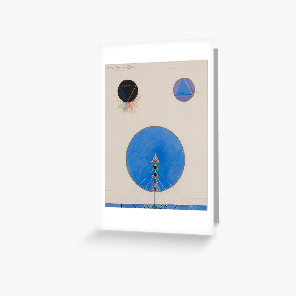 "Hilma af Klint, The Ten Largest, abstract art" Greeting Card by ...
