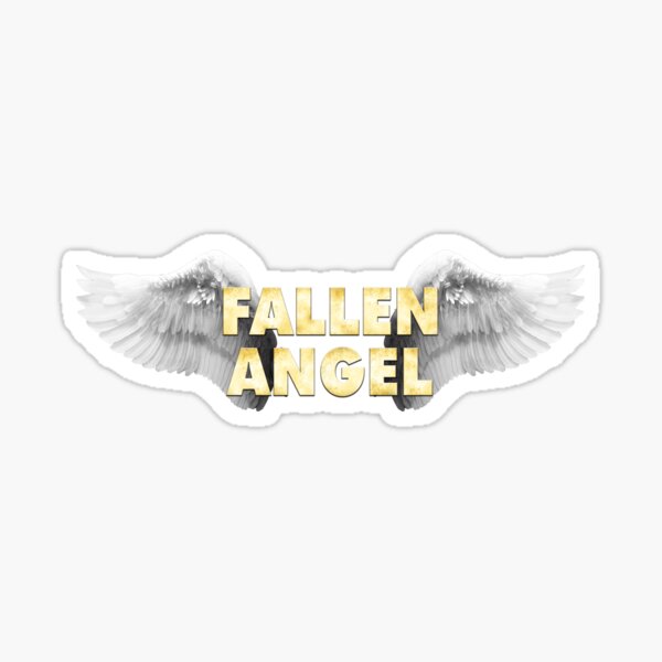 "Fallen Angel" Sticker for Sale by CuthbertBiggins | Redbubble