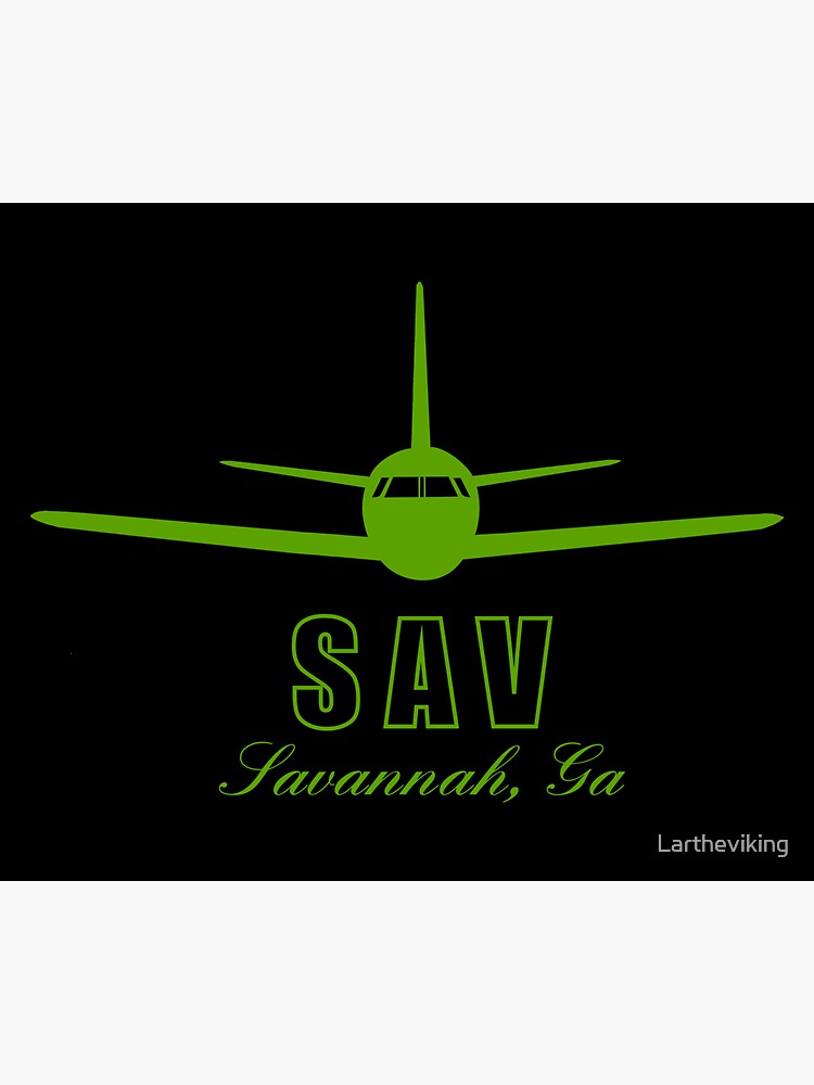 "Savannah Georgia GA Airport Code SAV" Magnet for Sale by Lartheviking ...