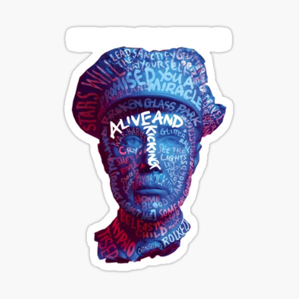 "SIMPLE MINDS BAND" Sticker for Sale by hertamansi | Redbubble