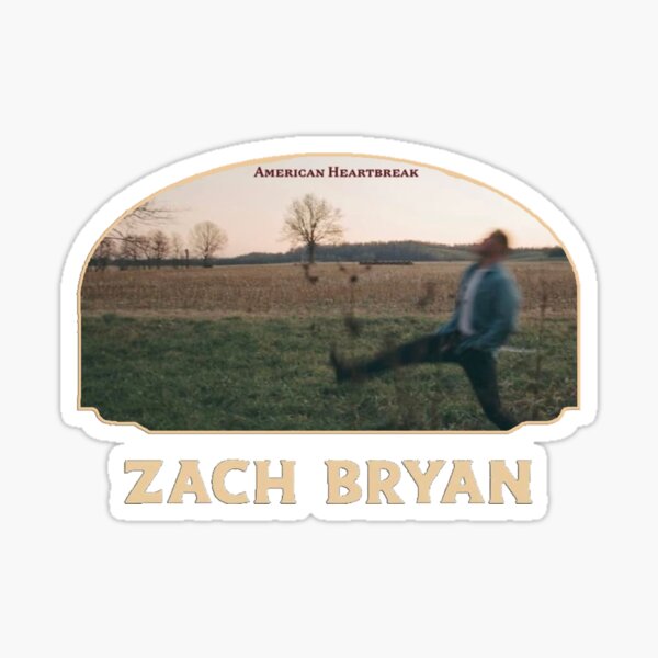 "Zach bryan " Sticker for Sale by SCARLUX | Redbubble