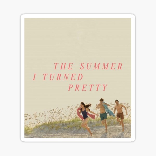 "The Summer I Turned Pretty poster" Sticker by tracynguyen23 | Redbubble