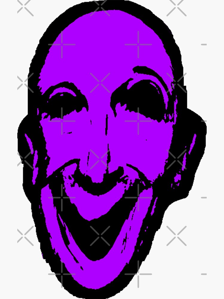 "Purple Guy Head" Sticker for Sale by ImpureCorp | Redbubble