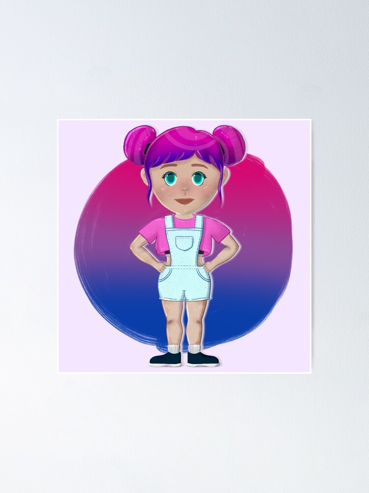 Bisexual Rebel Character Pride Month Poster For Sale By Rhi