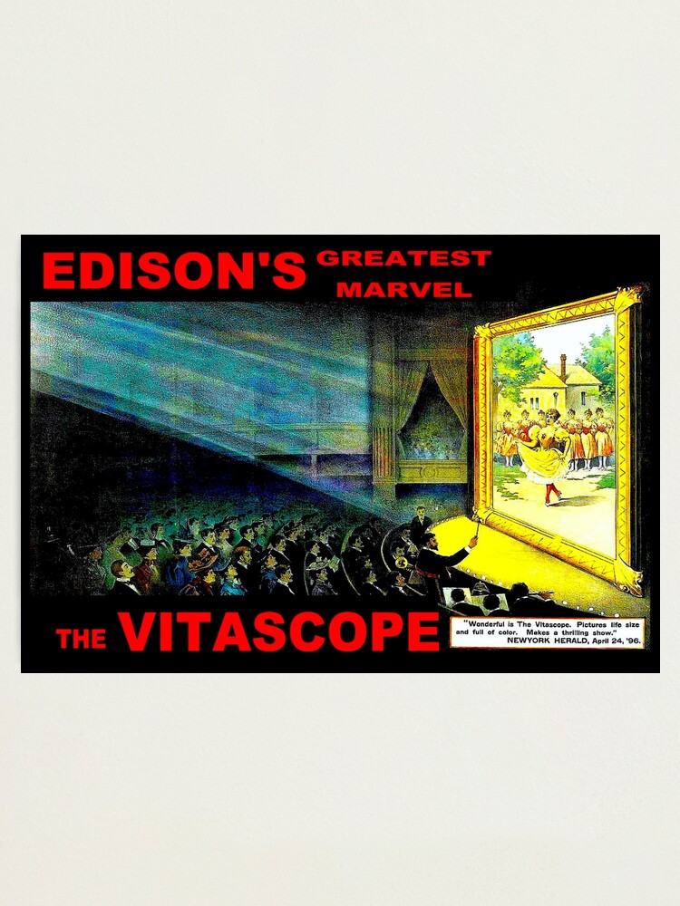 Impression photo « EDISON PLUS GRAND VITASCOPE MARVEL: Publicité ...