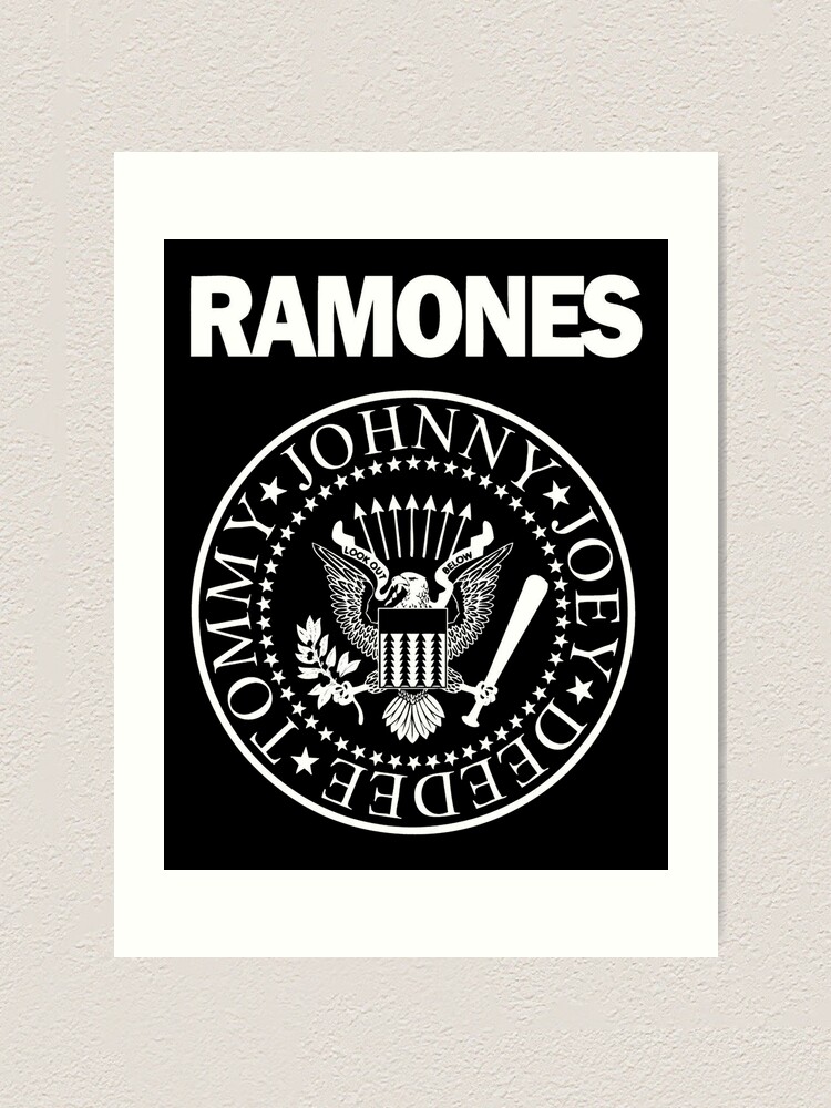 "ramones - no counter logo" Art Print for Sale by KimberlGonzalez ...