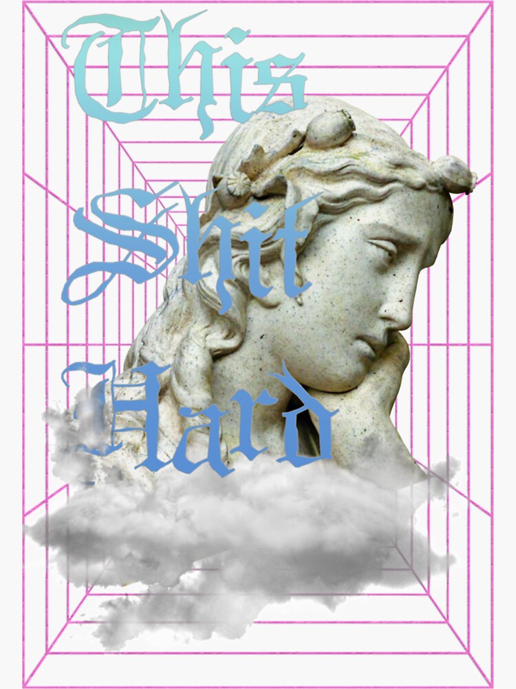 "This Shit Hard " Sticker for Sale by SoulSpuNk | Redbubble