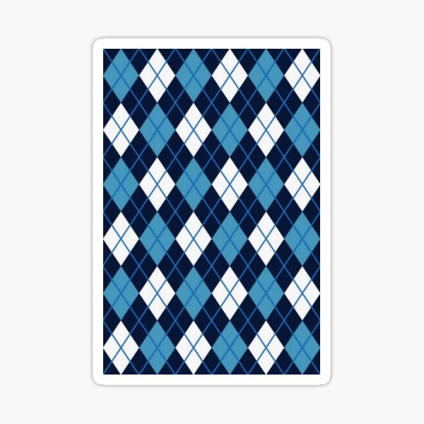 "Checkered checker socks prep school uniform rich kid" Sticker for Sale ...