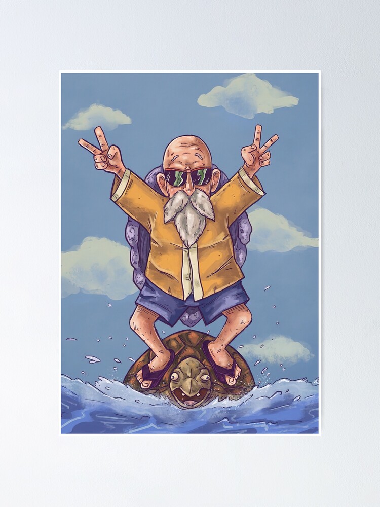 "Master Roshi" Poster for Sale by EvaMobley | Redbubble