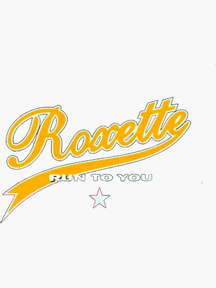 "roxette band " Sticker for Sale by acraddocker | Redbubble