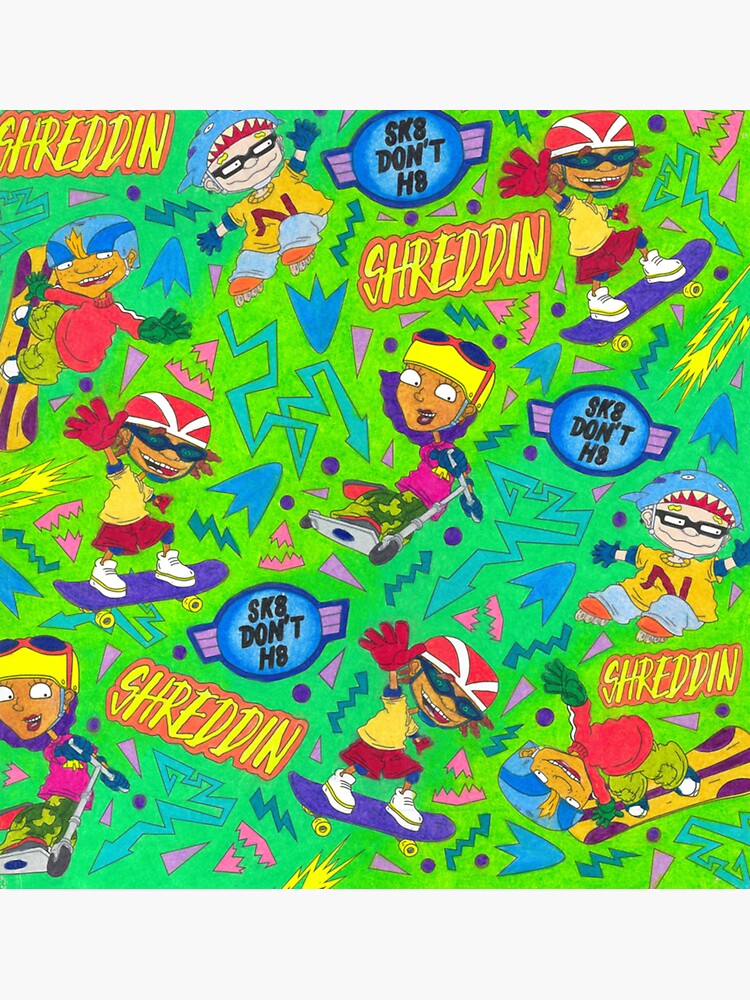 "Rocket Power Nickelodeon Group Sticker" Sticker for Sale by ...