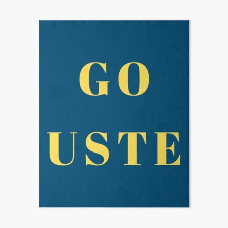 "Go USTe UST University of Santo Tomas Yellow " Art Board Print by ...