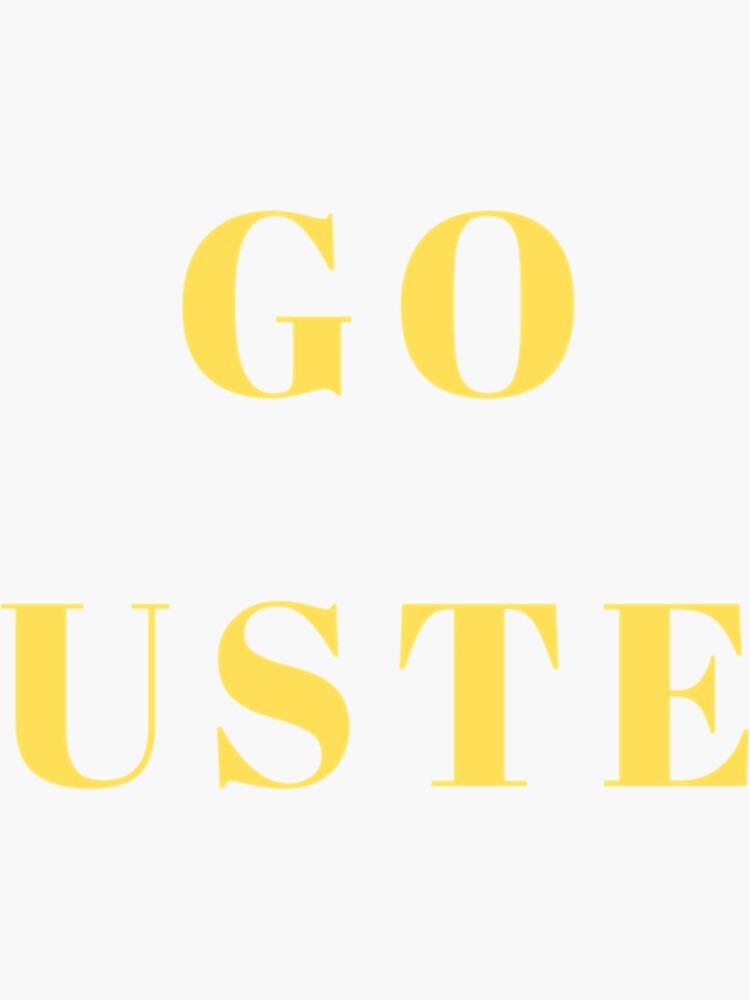 "Go USTe UST University of Santo Tomas Yellow " Sticker by ...