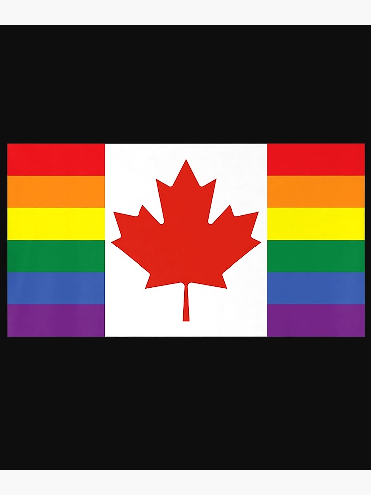 "Pride Month Rainbow LGBTQ Gay Pride Ally Canada Pride Flag T-Shirt ...
