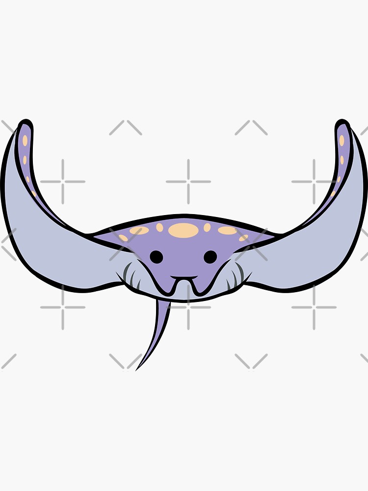 "Cute Manta Ray" Sticker for Sale by jess01png | Redbubble
