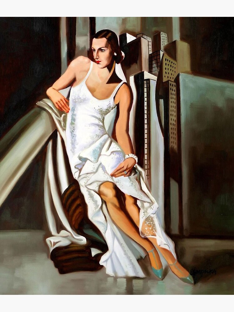 "Tamara De Lempicka Portrait Mrs Allan Bott" Sticker for Sale by Iker ...