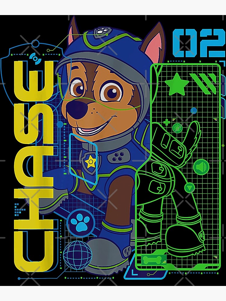 "Aktive Begeisterung im Relief Humor Chase Blueprint Grid Paw Patrol ...