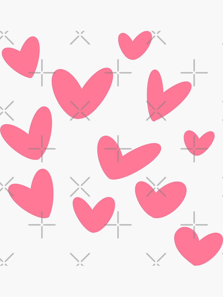 "Cute pink sticker" Sticker for Sale by Starcavedori | Redbubble