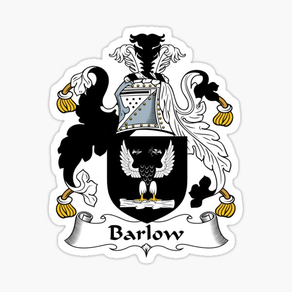 "Barlow " Sticker for Sale by HaroldHeraldry | Redbubble