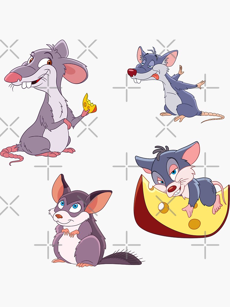 "Cute mouse sticker pack" Sticker for Sale by Starcavedori | Redbubble