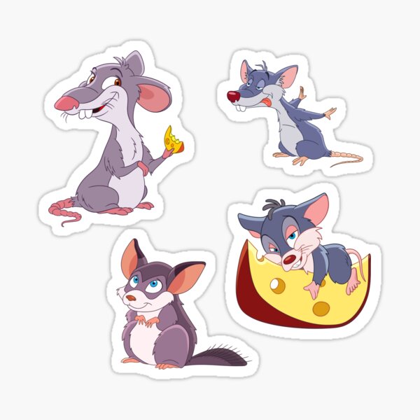 "Cute mouse sticker pack" Sticker for Sale by Starcavedori | Redbubble