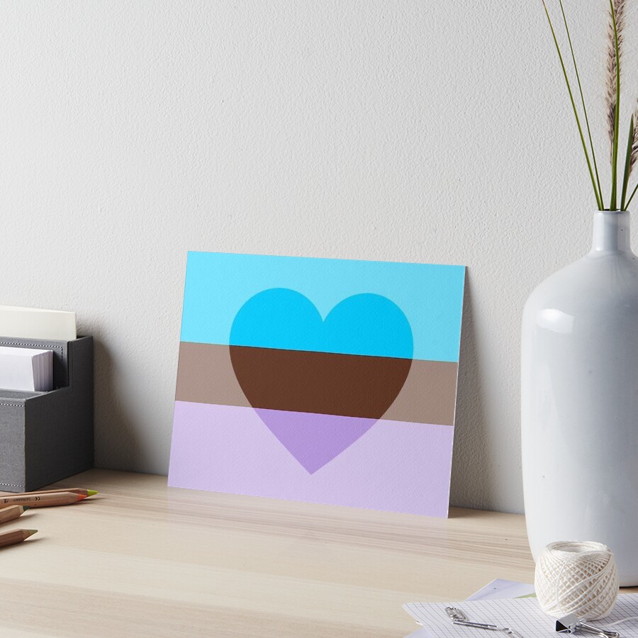 "Androromantic Pride Flag" Art Board Print by kiippers | Redbubble