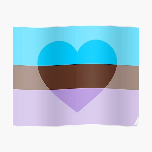 "Androromantic Pride Flag" Poster for Sale by kiippers | Redbubble