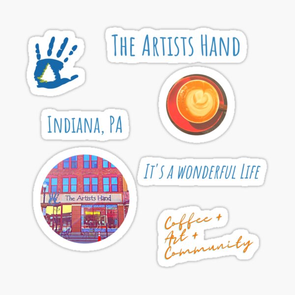 "The Artists Hand Mini Sticker Pack" Sticker for Sale by theartistshand ...