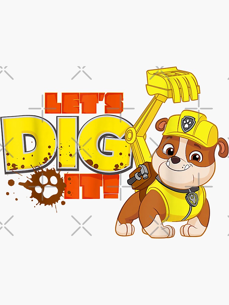 "Active Enthusiasm In The Relief Humor Nickelodeon Paw Patrol Rubble ...