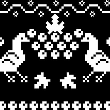 "Ukrainine ornaments: kalyna & birds (white print)" Sticker for Sale by ...