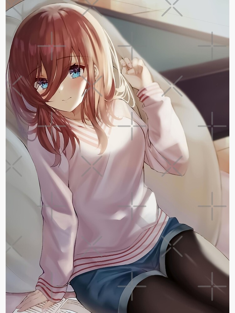 Póster «miku Nakano Los Quintillizos Por Excelencia Anime Waifu De