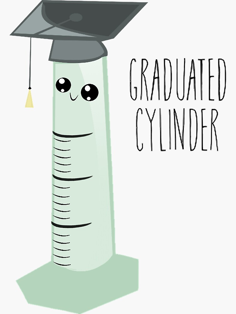 "Graduated Cylinder Sticker" Sticker for Sale by EdisonGuti | Redbubble