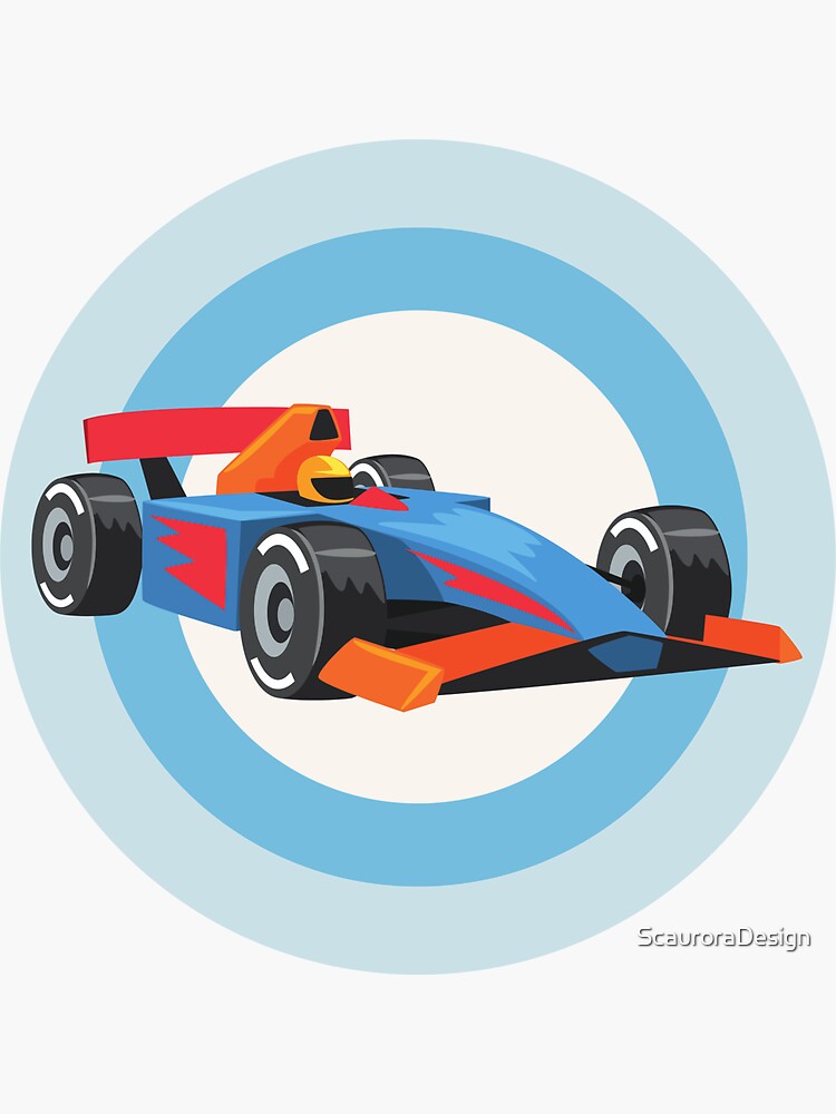 "Formula 1, Formula One, Car Racing" Sticker for Sale by ScauroraDesign ...