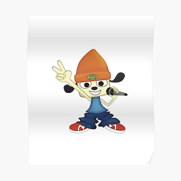 "PaRappa the Rapper" Poster for Sale by oublaichen | Redbubble