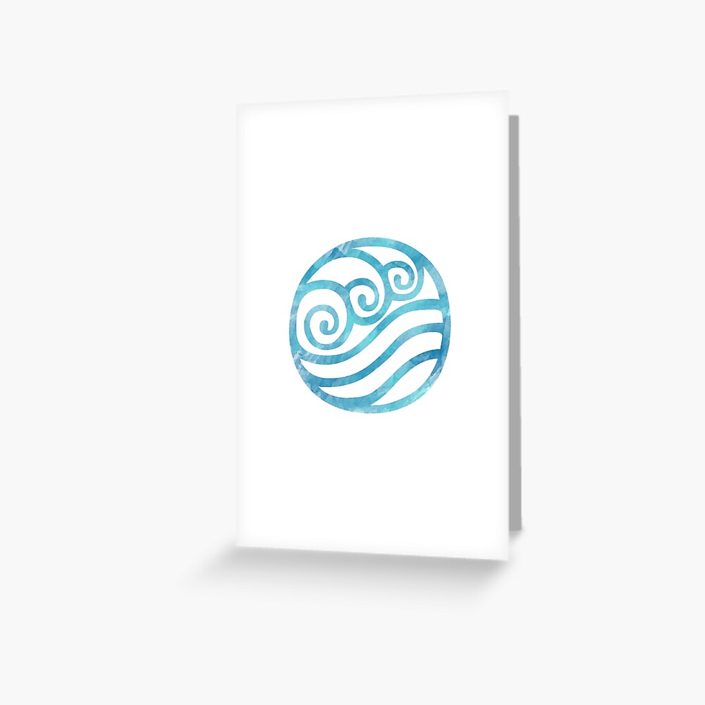 "Watercolor Water Tribe Symbol" Greeting Card for Sale by timelesslord ...