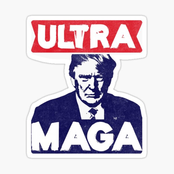 "Ultra Maga " Sticker for Sale by VictoryAttire | Redbubble
